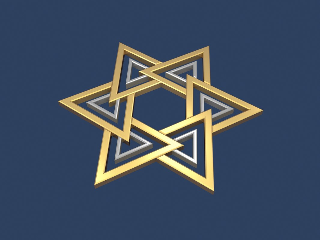 Estrela de Davi Modelo 3D - TurboSquid 1416725