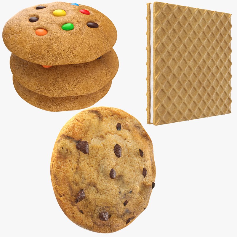 3D model cookies modeled - TurboSquid 1417046