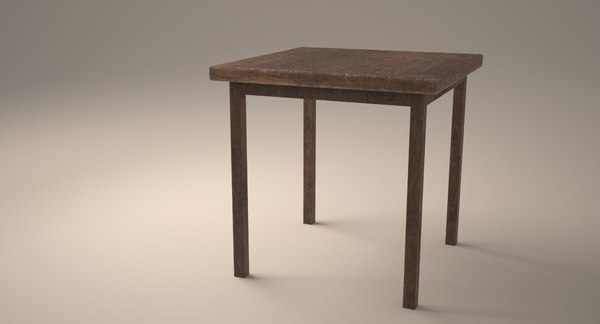 3D model wooden table - TurboSquid 1417191