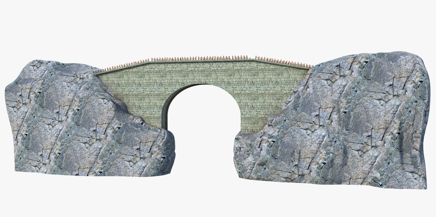 Bridge rock fantasy 3D - TurboSquid 1417227