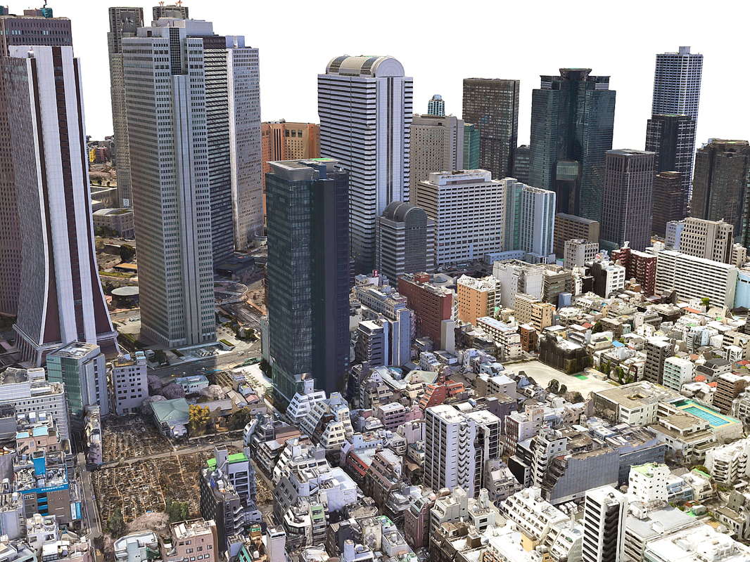 3D model tokio city hd - TurboSquid 1417376
