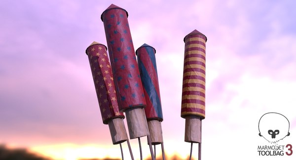 Rocket fireworks 3D model - TurboSquid 1417541