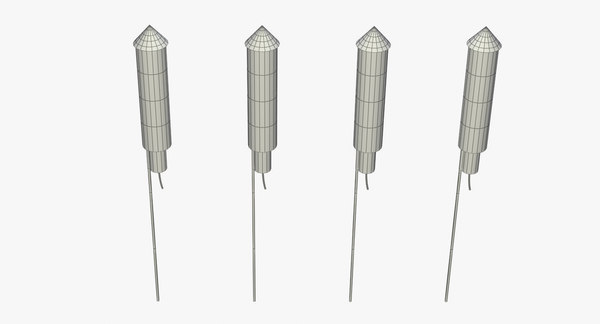 Rocket fireworks 3D model - TurboSquid 1417541