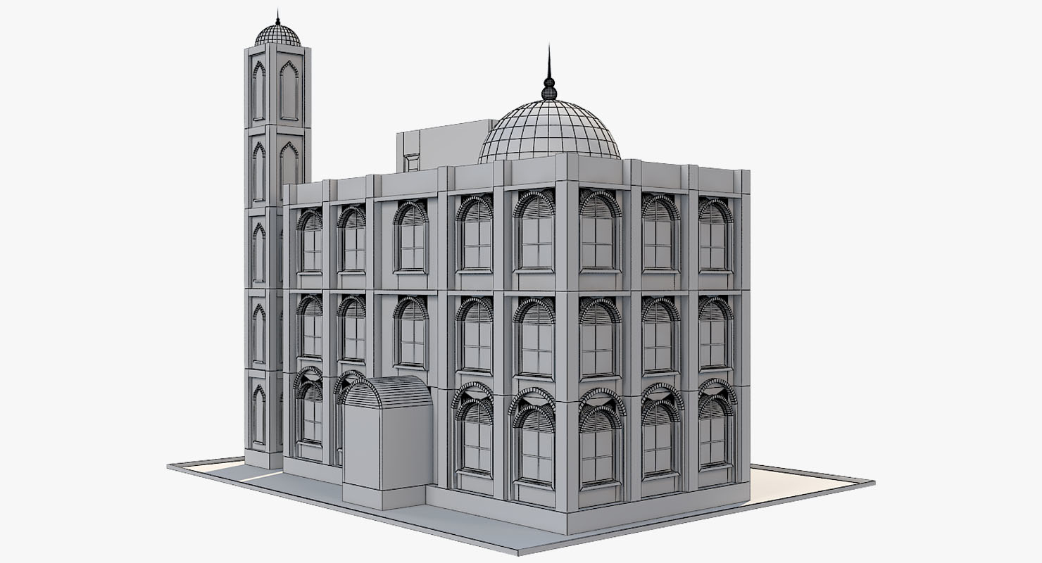Free mosque model - TurboSquid 1417630