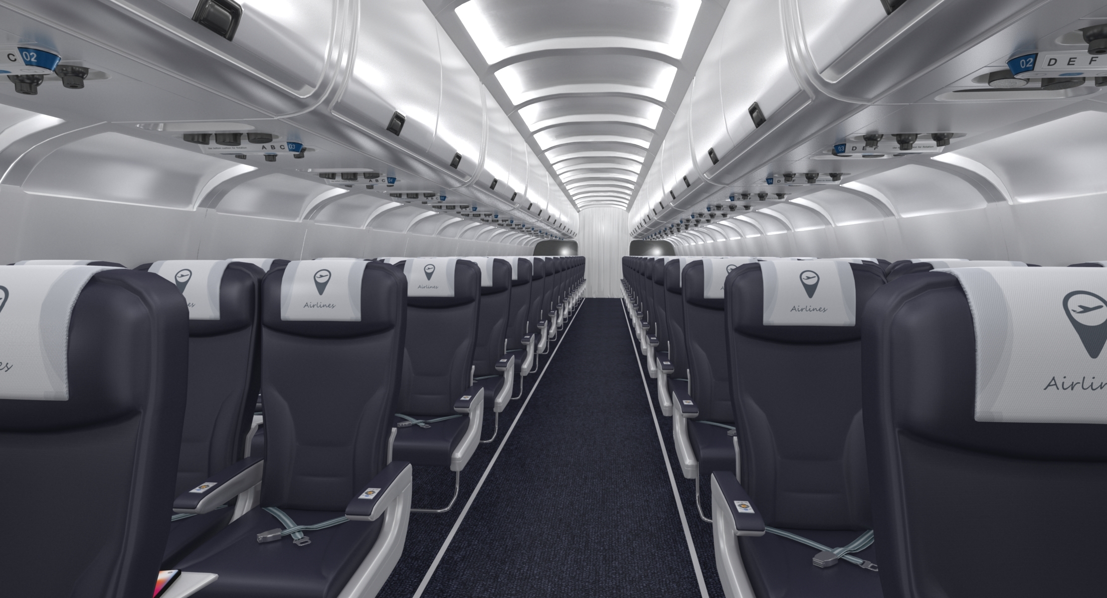 Airplane jet way interior 3D - TurboSquid 1417739