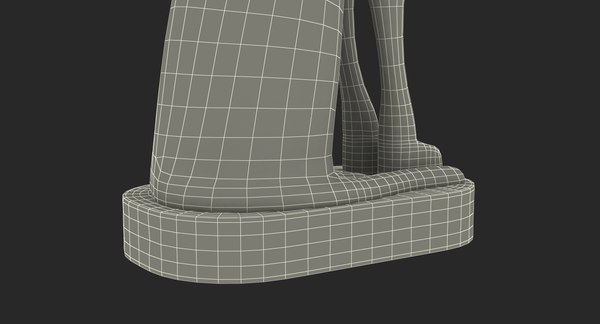 3D model egyptian cat statue black - TurboSquid 1417844