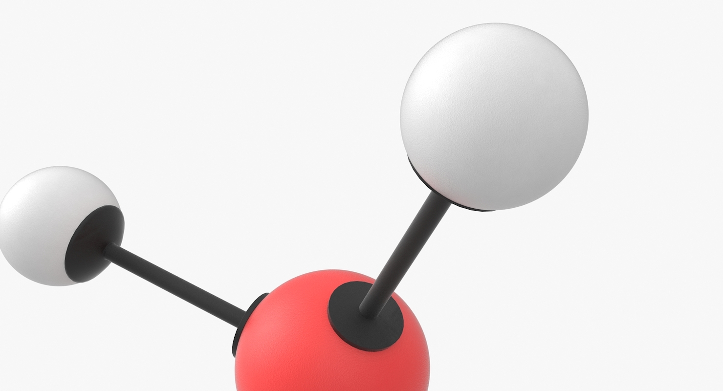 3D water molecule - TurboSquid 1417767