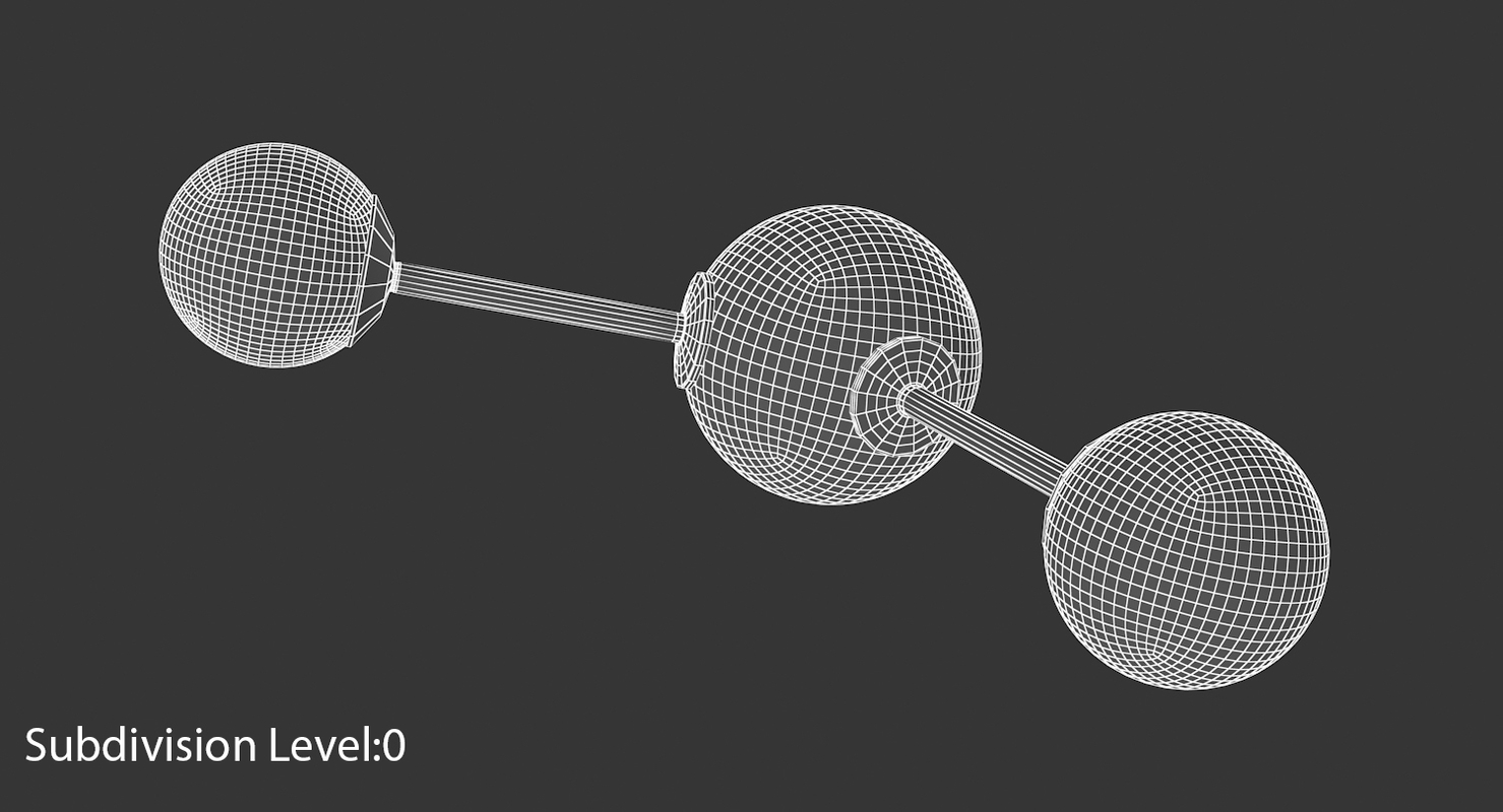 3D water molecule - TurboSquid 1417767