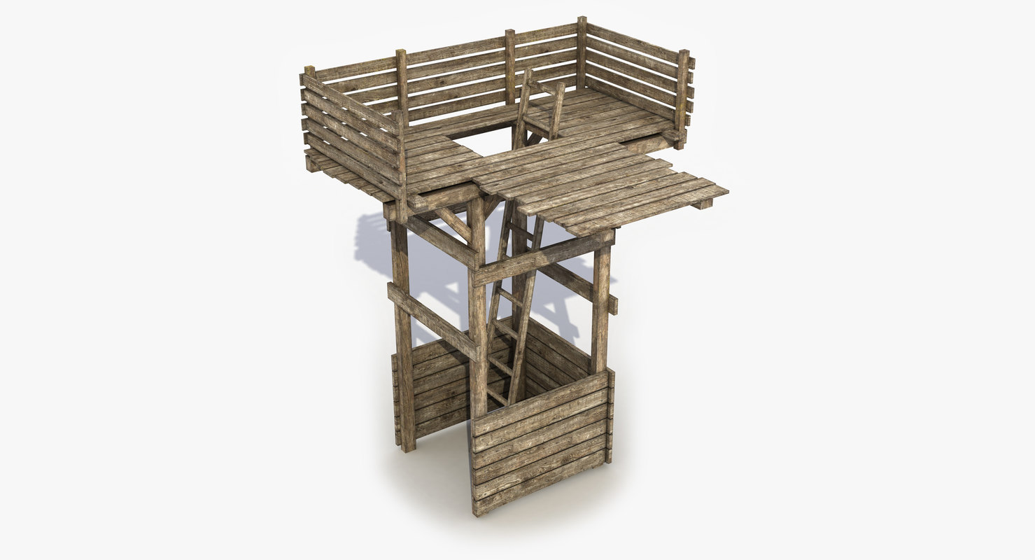3D watchtower modeled - TurboSquid 1417907