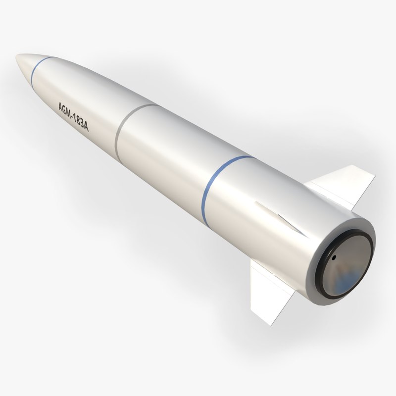 Agm-183a arrw missile model - TurboSquid 1418032