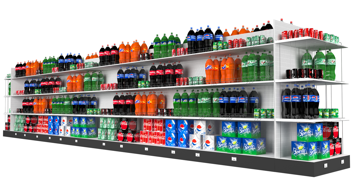 3D grocery store model - TurboSquid 1418040