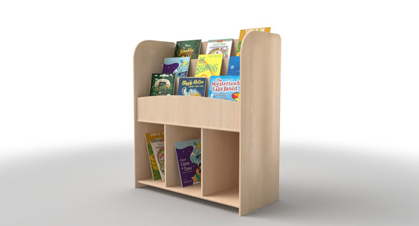 3D kids book shelf model - TurboSquid 1418035