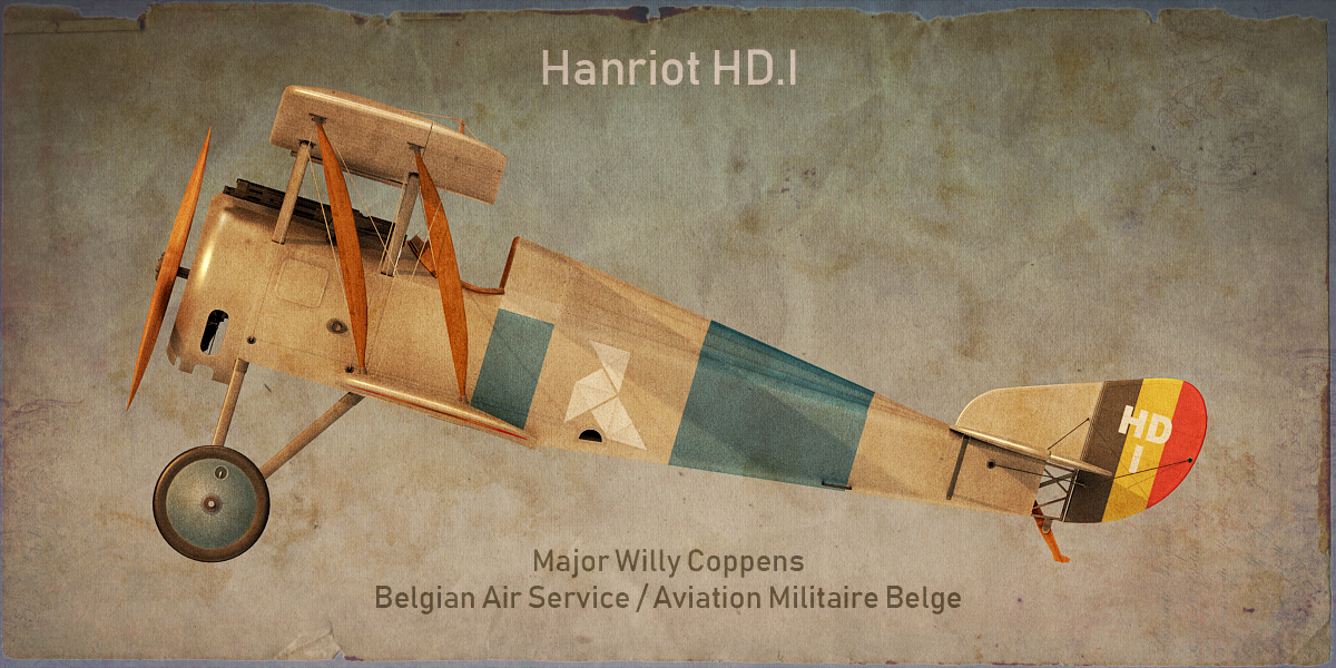 3D hanriot hd 1 fighter aircraft - TurboSquid 1418104