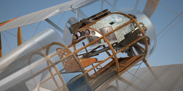 3D hanriot hd 1 fighter aircraft - TurboSquid 1418104