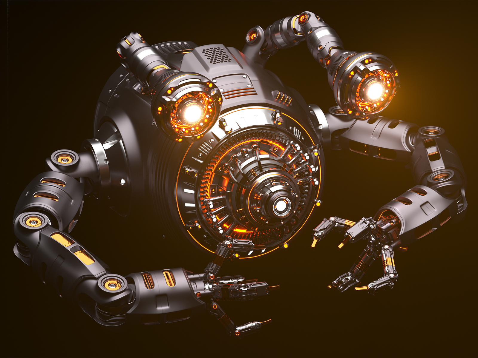 Drone sci-fi model - TurboSquid 1418114