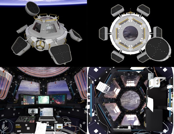 3D hatch space station common model - TurboSquid 1713461