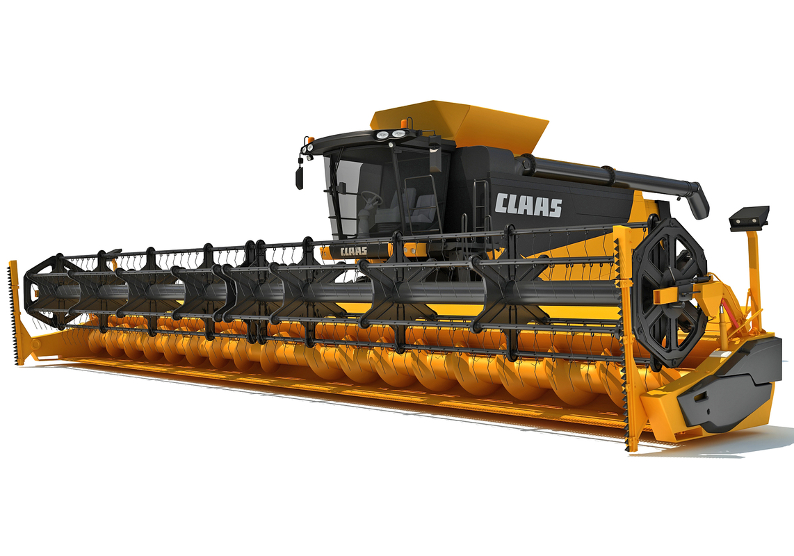 3ds max claas lexion combine harvester