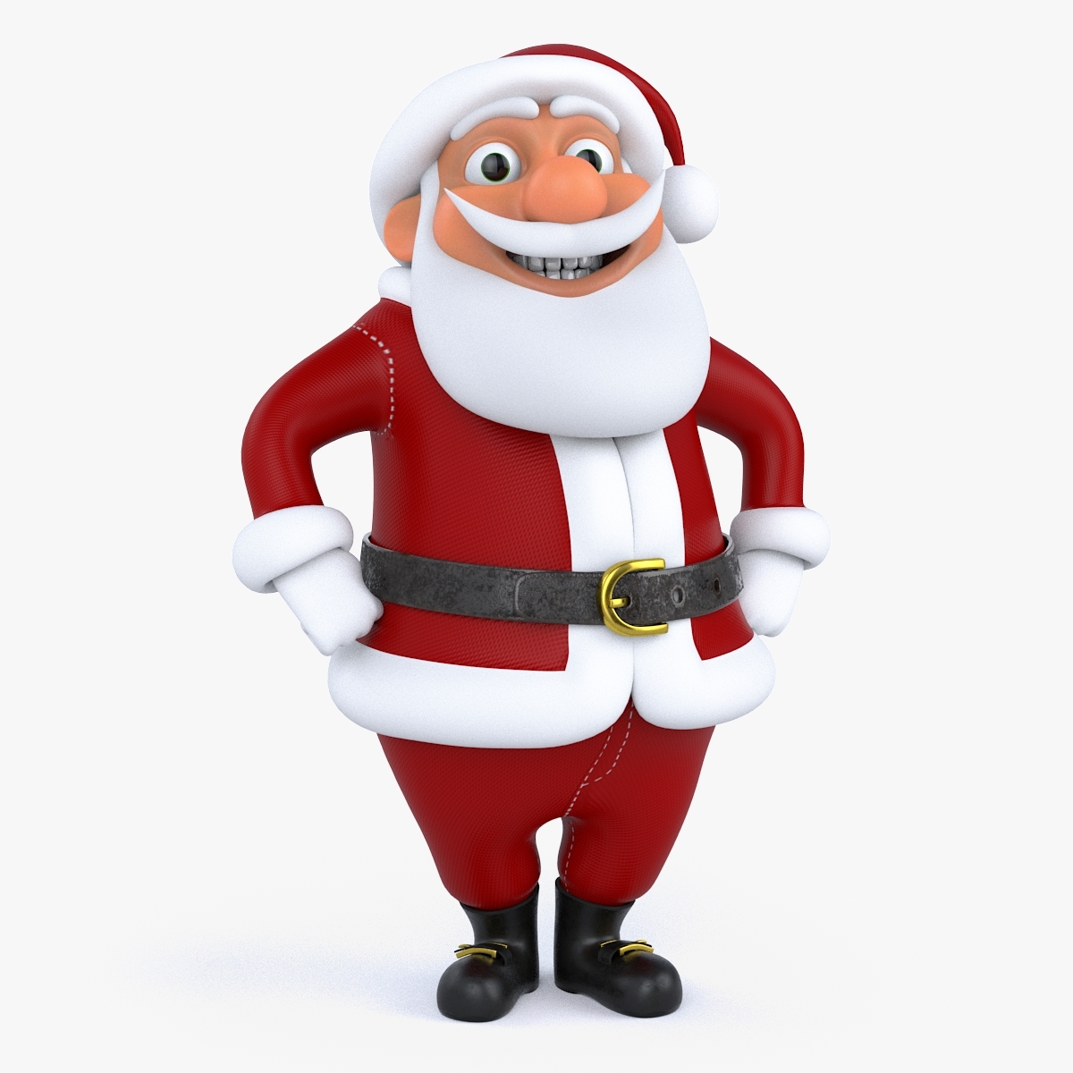 3D cartoon santa claus rigged model - TurboSquid 1418194