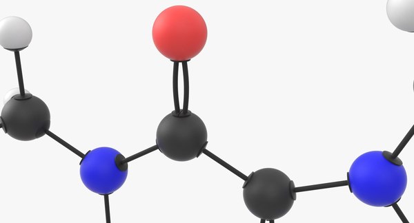 Caffeine molecule 3D model - TurboSquid 1418267