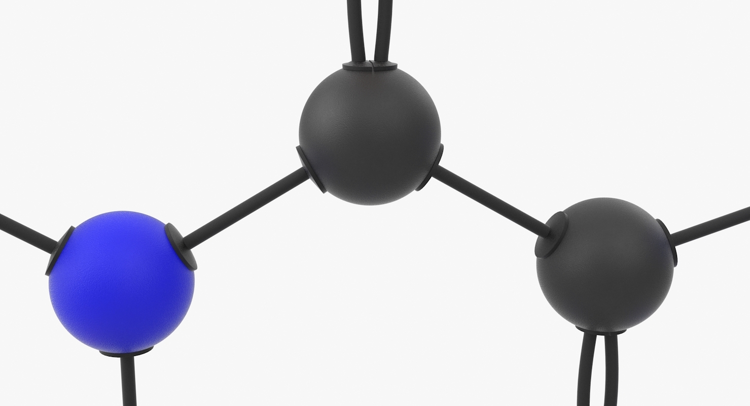 Caffeine molecule 3D model - TurboSquid 1418267