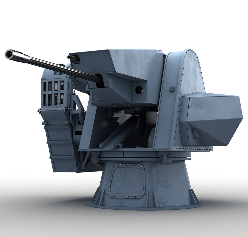 Modern naval turret 3D model - TurboSquid 1418282