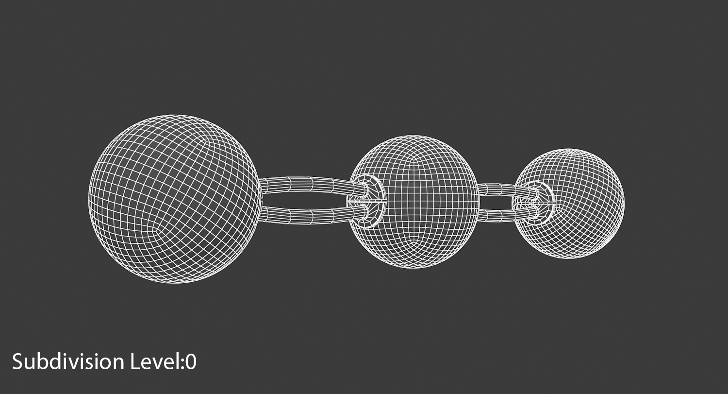 Carbon dioxide molecule 3D model - TurboSquid 1418445