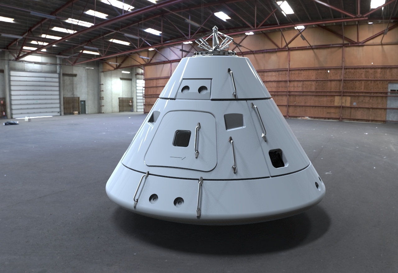 3D apollo command module - TurboSquid 1418510