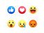 Facebook reaction button pack model - TurboSquid 1418530