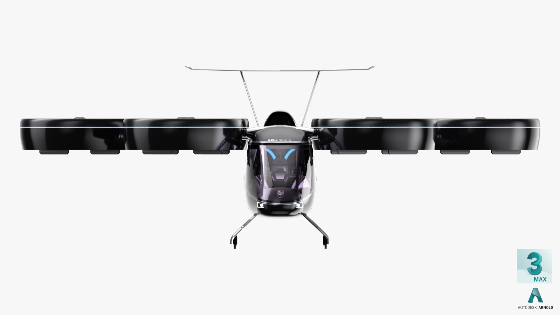 Uber flying taxi - 3D model - TurboSquid 1418566