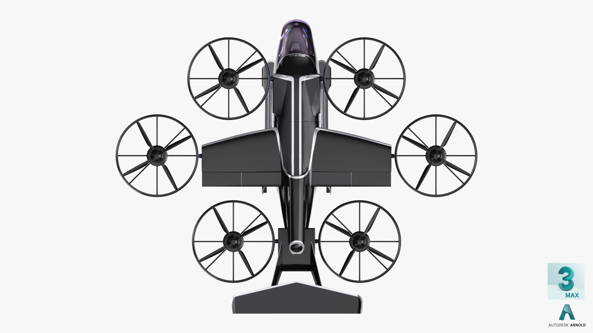 Uber flying taxi - 3D model - TurboSquid 1418566