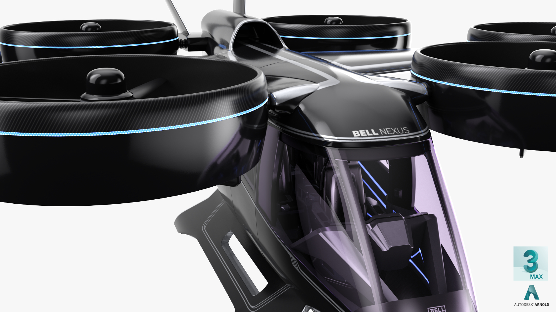 Uber flying taxi - 3D model - TurboSquid 1418566