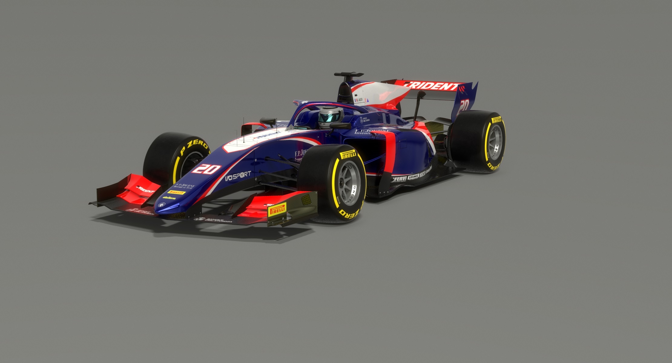 Trident F2＃20 Formula 2 Season 20193D模型 - TurboSquid 1418601