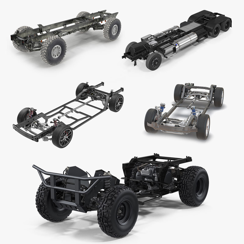 3D vehicle chassis 5 - TurboSquid 1418908