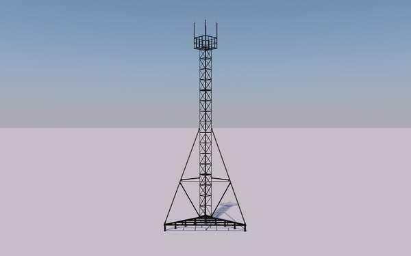 Cell Phone Tower 3D Models for Download | TurboSquid