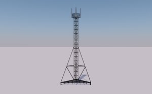 Cell Phone Tower 3D Models for Download | TurboSquid