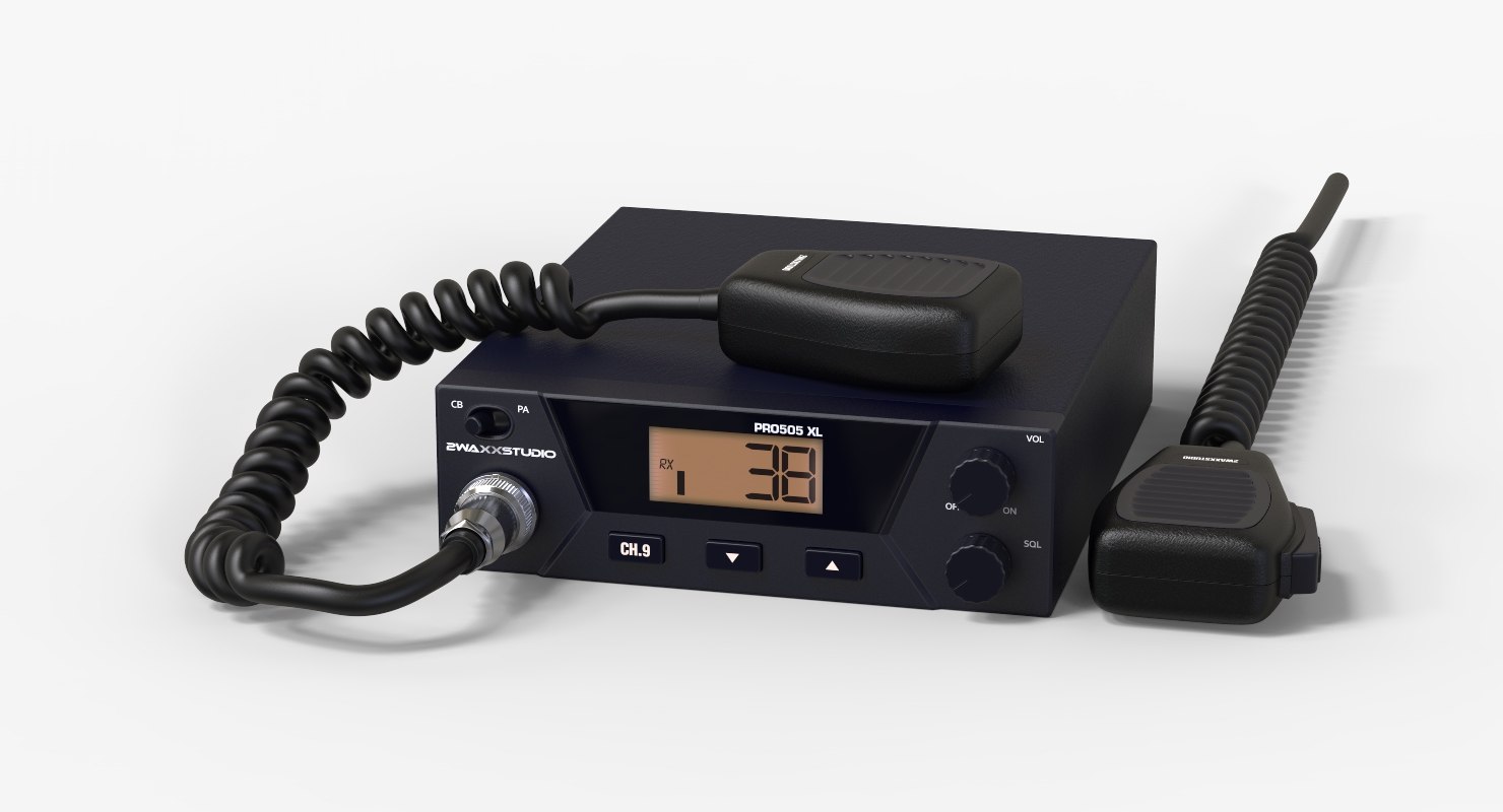 3D channel cb radio - TurboSquid 1418852