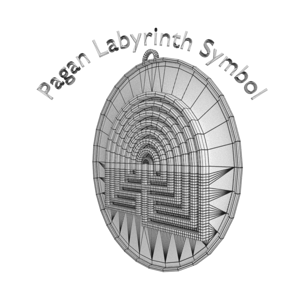 Labyrinth symbol 3D - TurboSquid 1418367