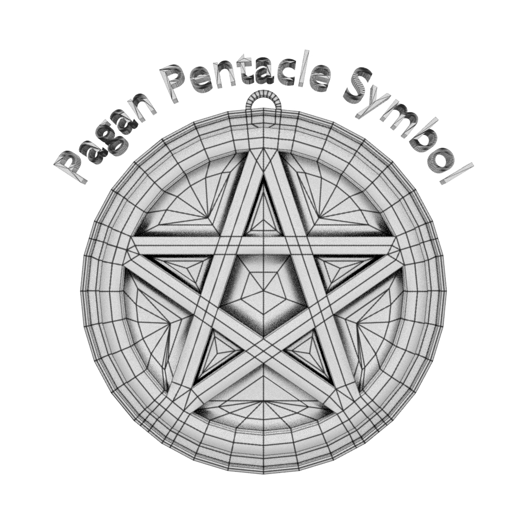 Symbol pentacle 3D model - TurboSquid 1418364