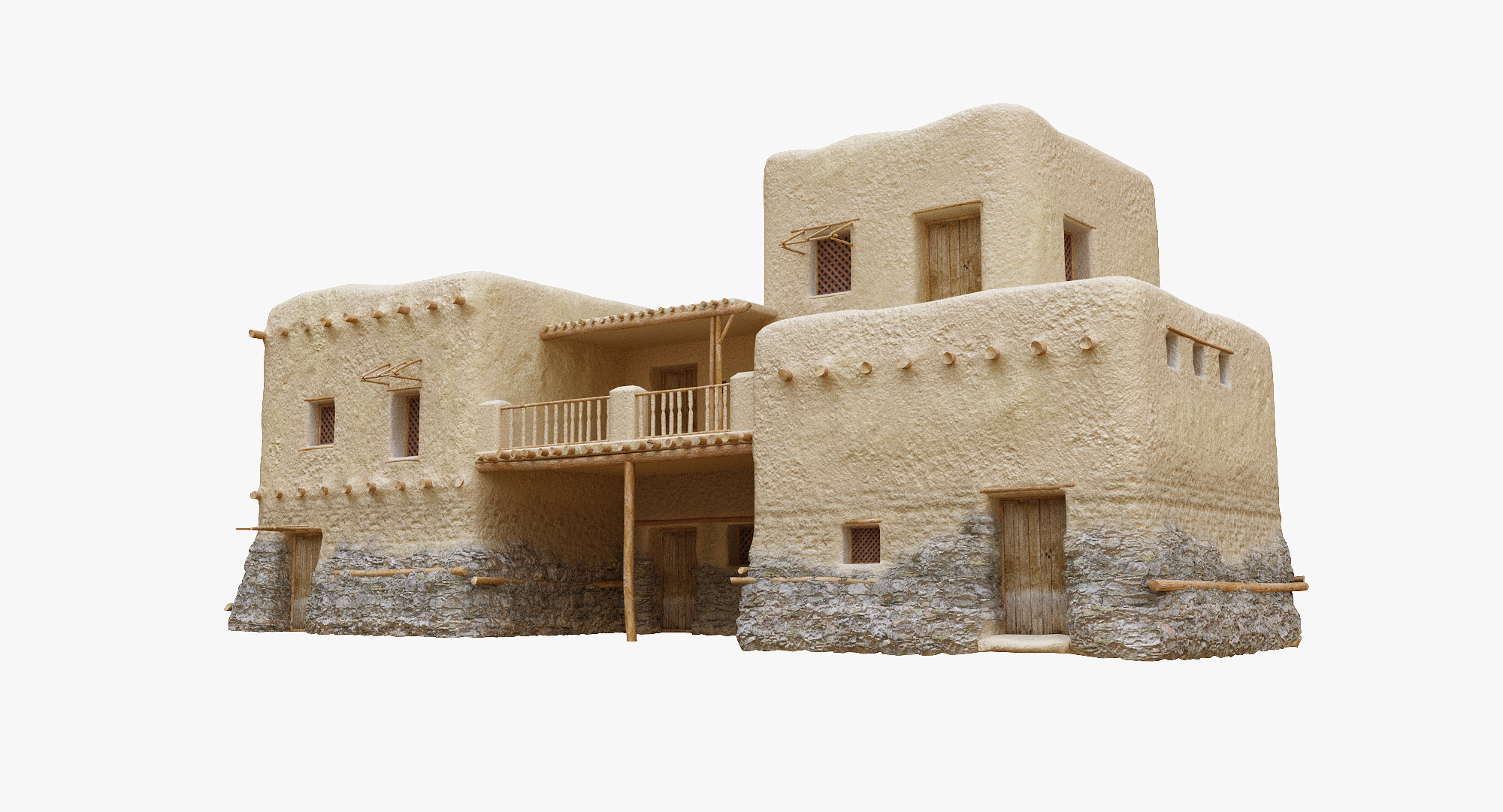 Altes arabisches islamisches Haus 3D-Modell - TurboSquid 1418985