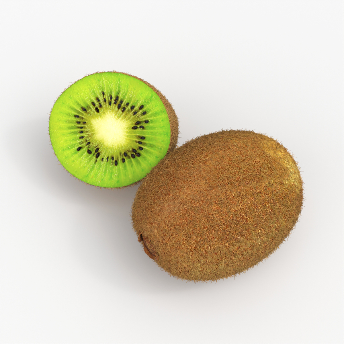 3D realistic kiwi fruit model - TurboSquid 1418906