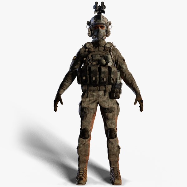 Blender Soldier Models | TurboSquid