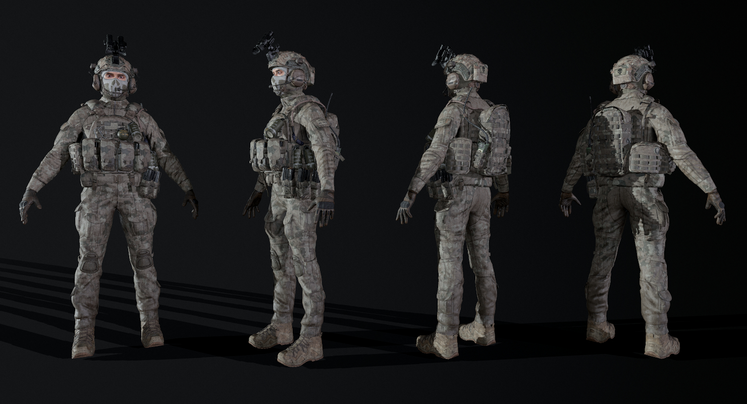 Special force soldier 3D - TurboSquid 1419190