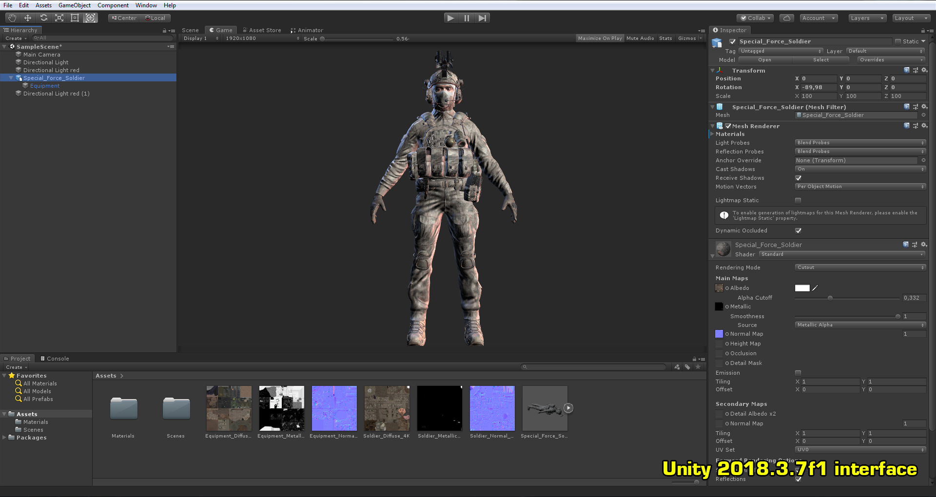 Special force soldier 3D - TurboSquid 1419190