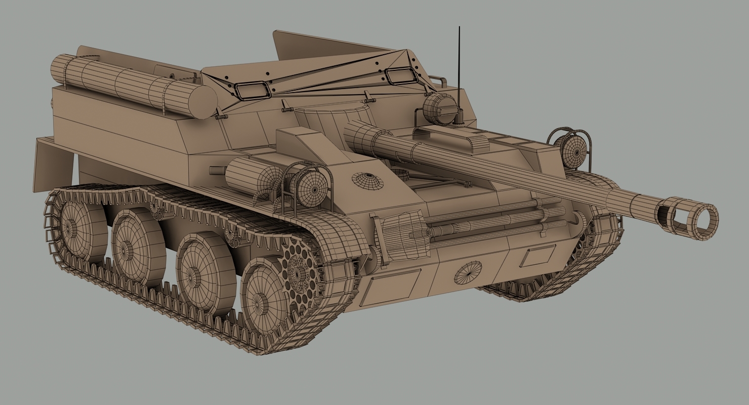 modelo 3d ASU 57 Soviet SPG - TurboSquid 1419369