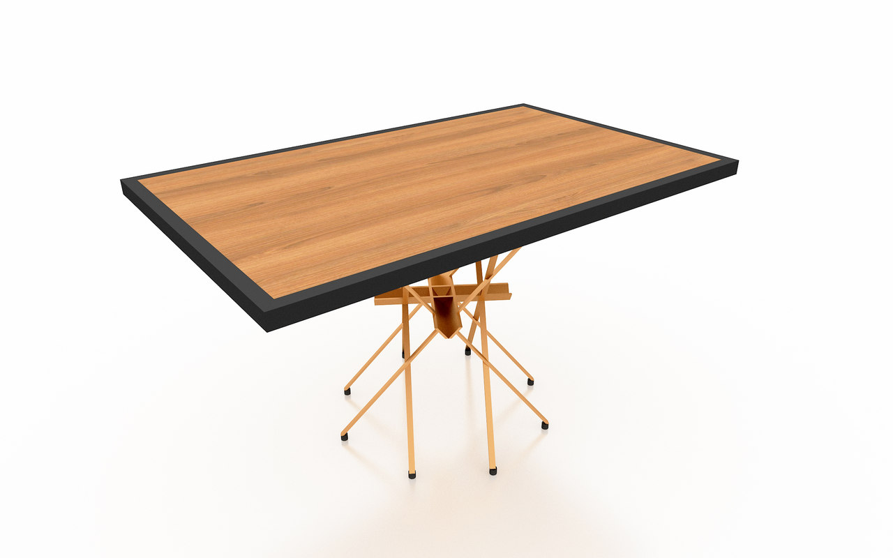Office table 3D model - TurboSquid 1419423