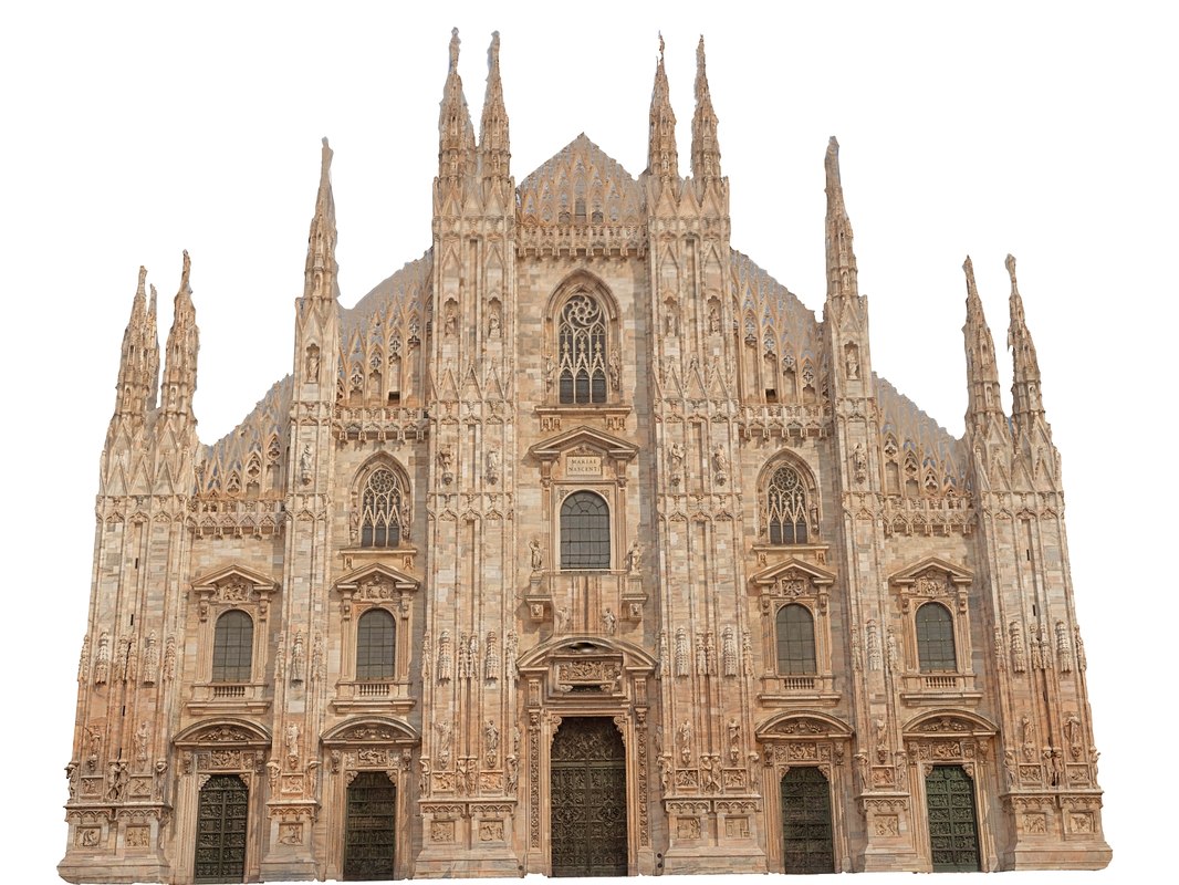Duomo di milano 3D model - TurboSquid 1419460