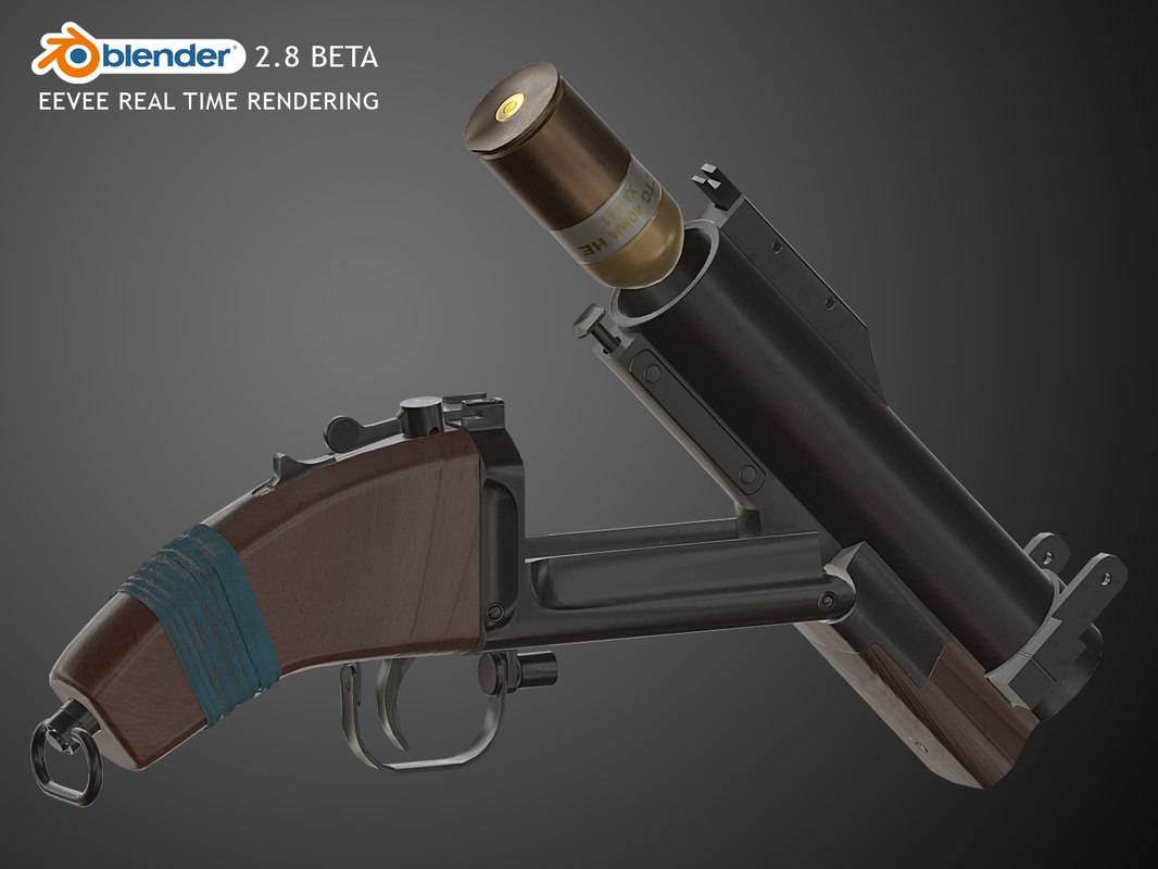 Sawed m79 grenade launcher 3D model - TurboSquid 1419457