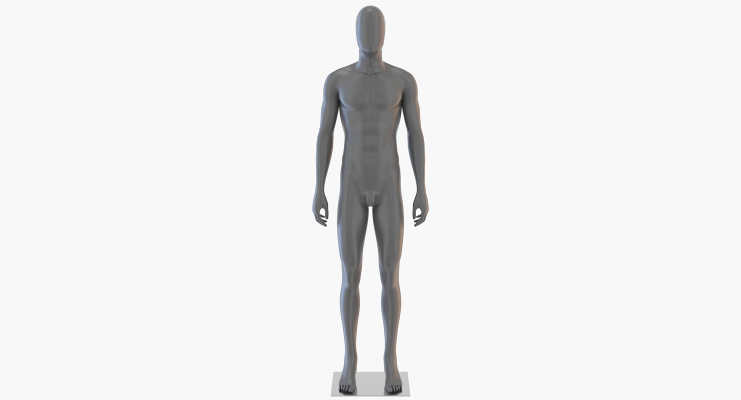 3D male female mannequin neutral model - TurboSquid 1429508