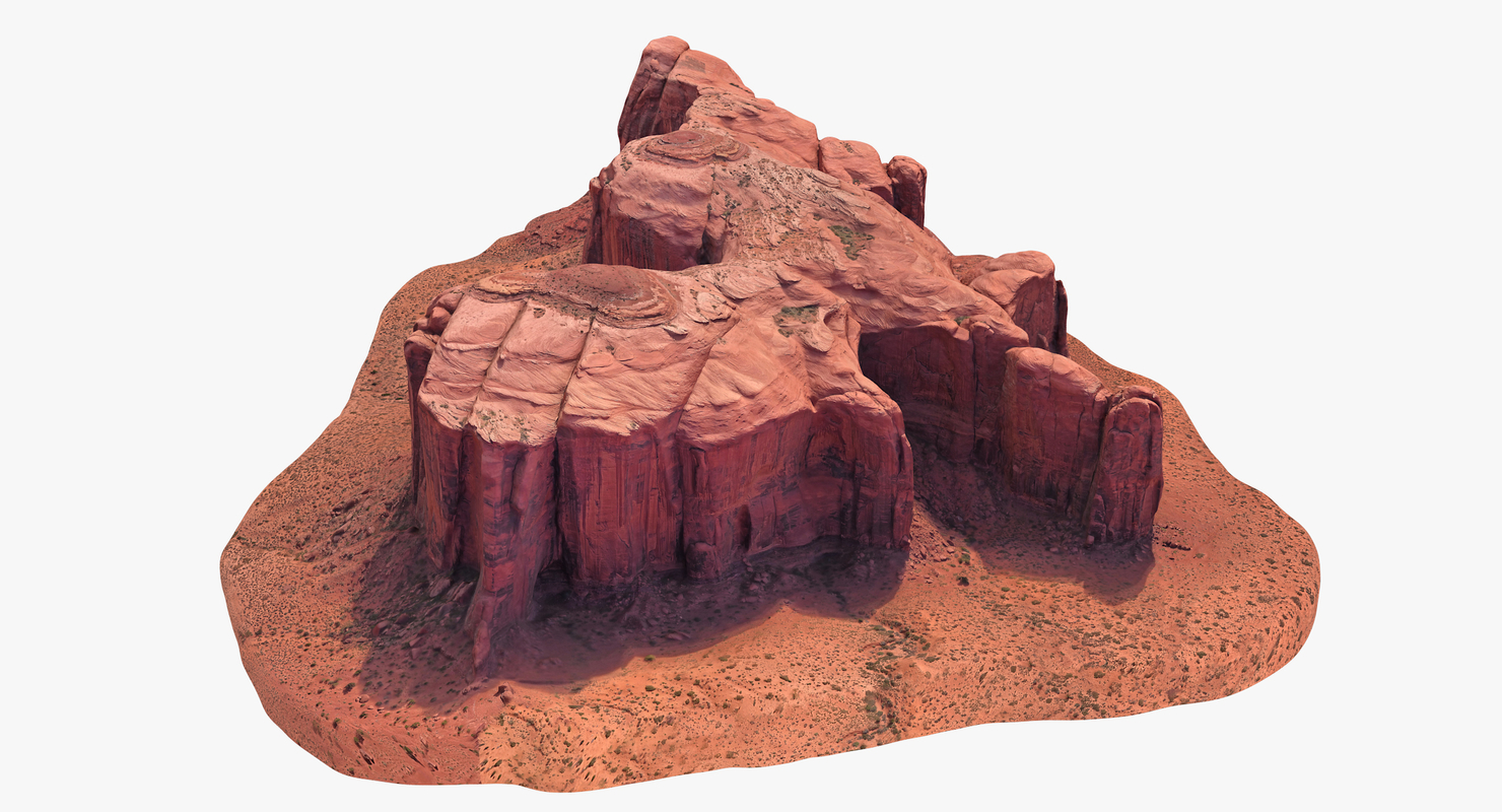 3D model sandstone butte 15 - TurboSquid 1419499