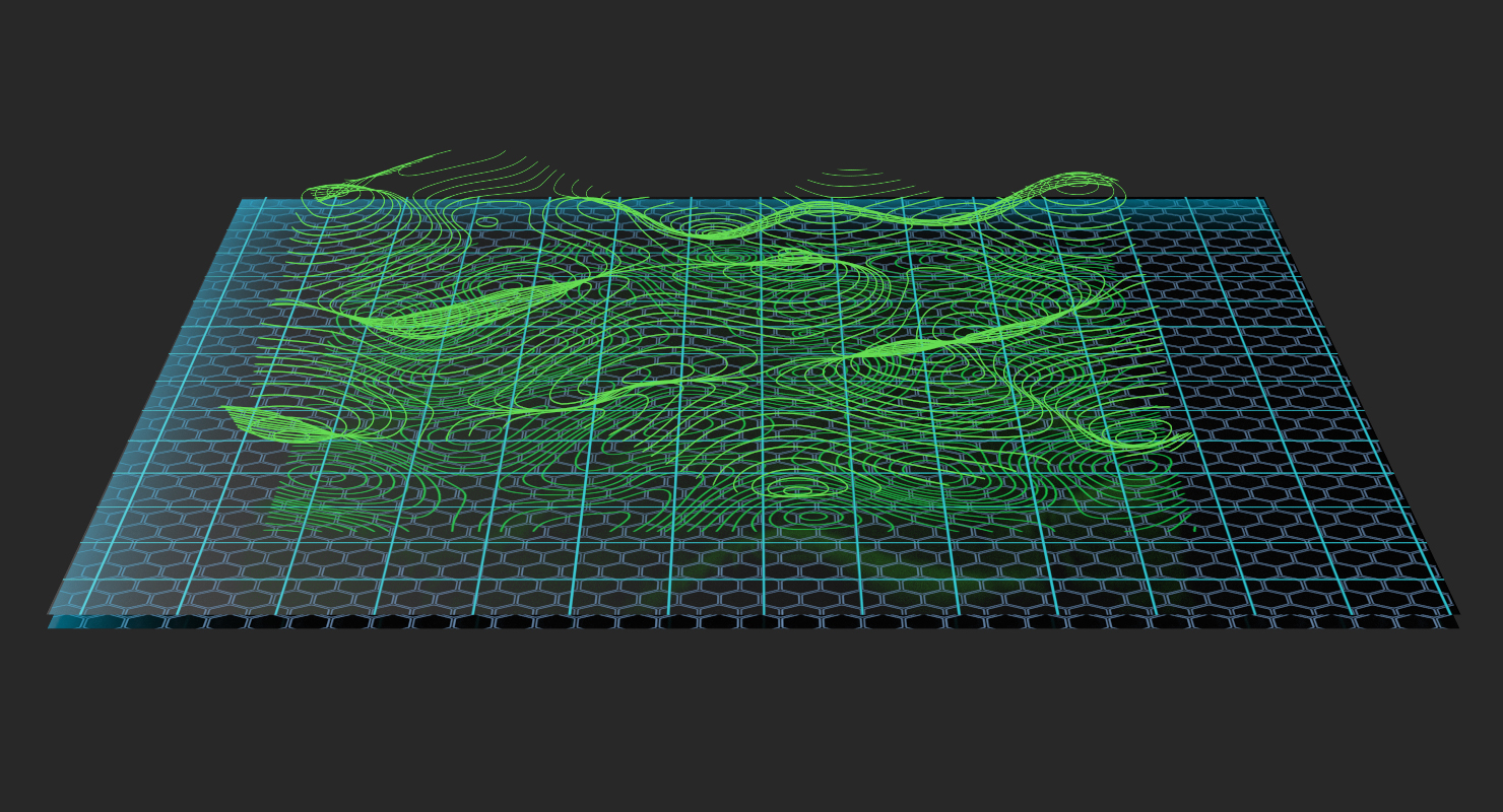 Waves hologram 3D - TurboSquid 1419753